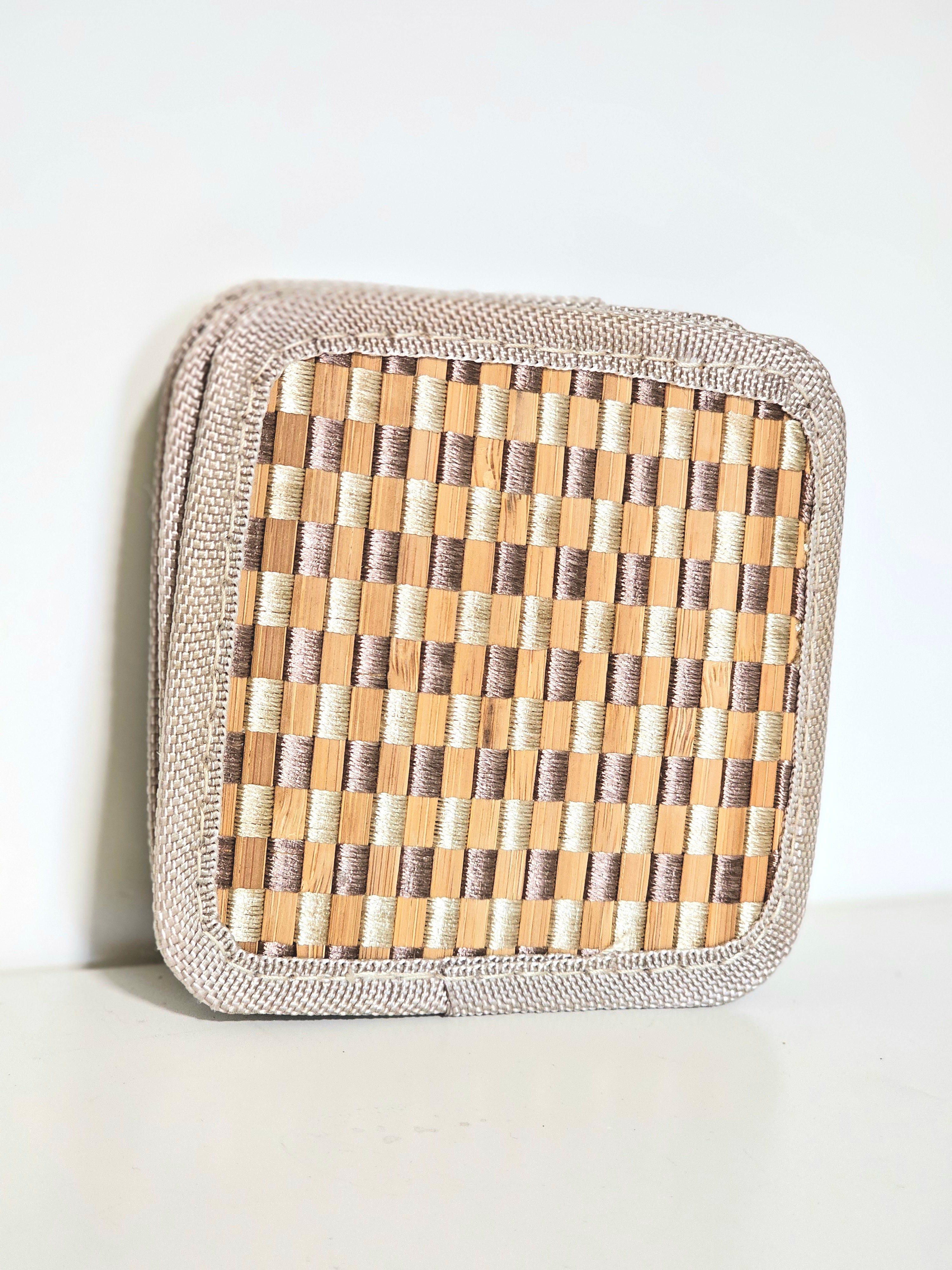 Straw Weaved Cottagecore Coaster Set – The Gilded Petal